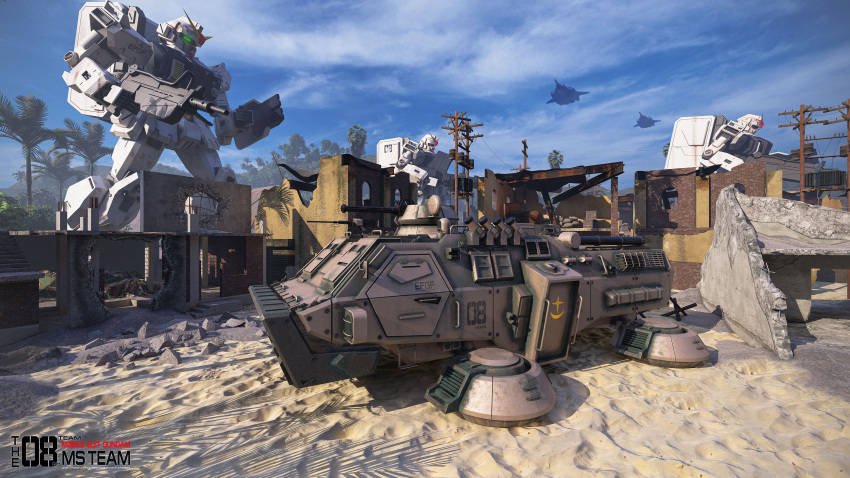 Safebooru - 3d absurdres aircraft ammunition box armored vehicle army ...