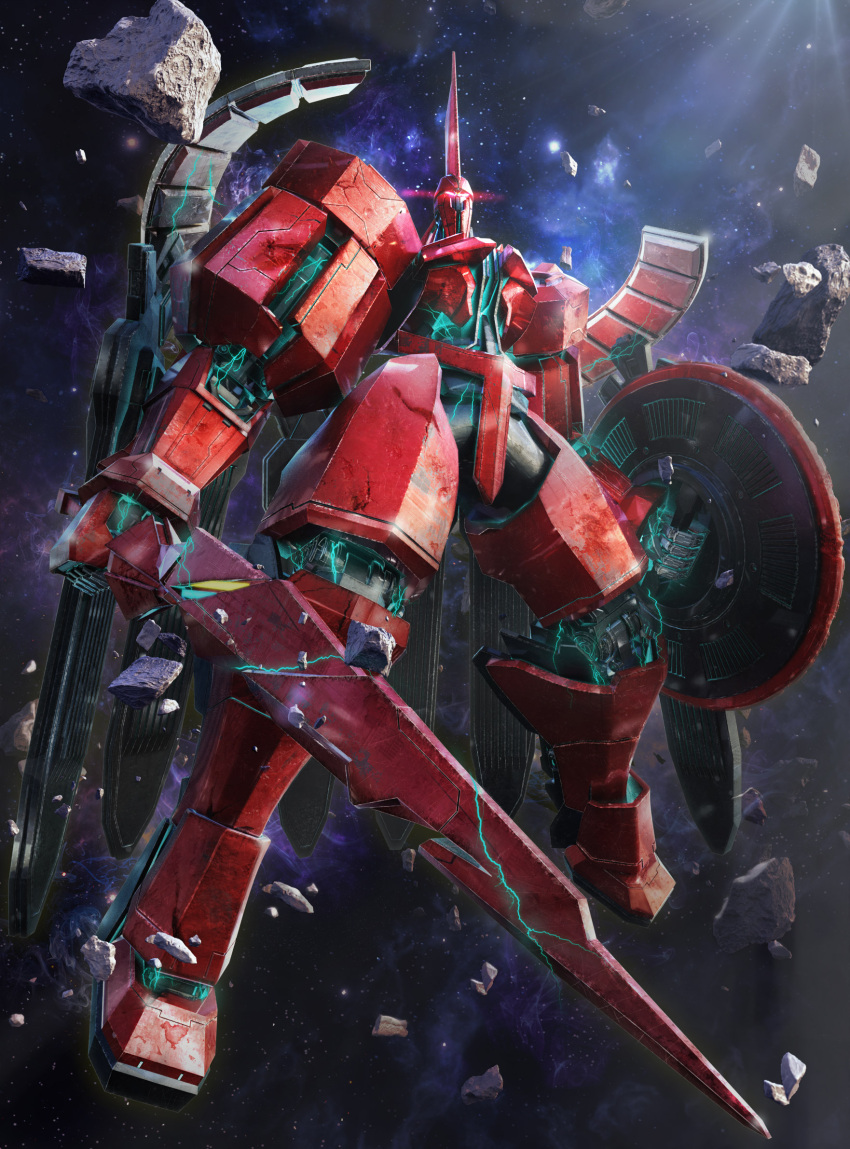 Safebooru - 1other 3d ares (fate) blender (medium) commission debris ...