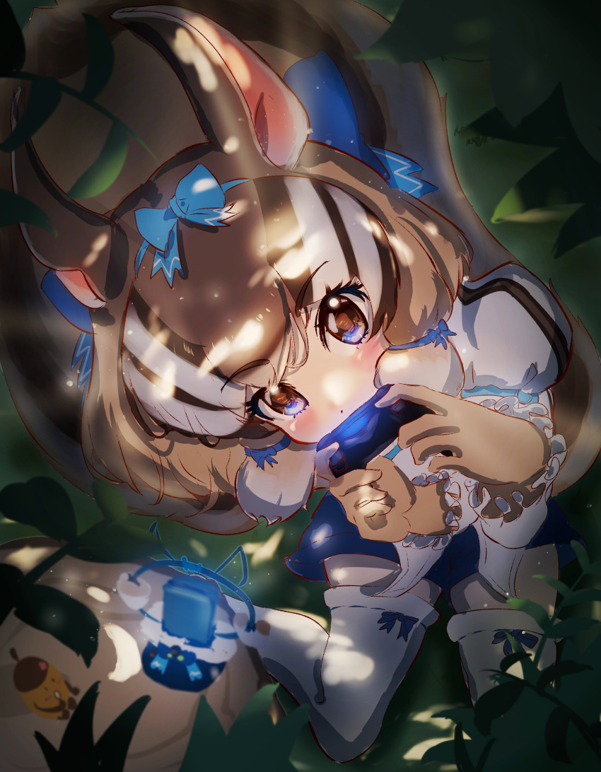 Safebooru - 1girl absurdres almondrake animal costume animal ear fluff animal ears blue eyes ...