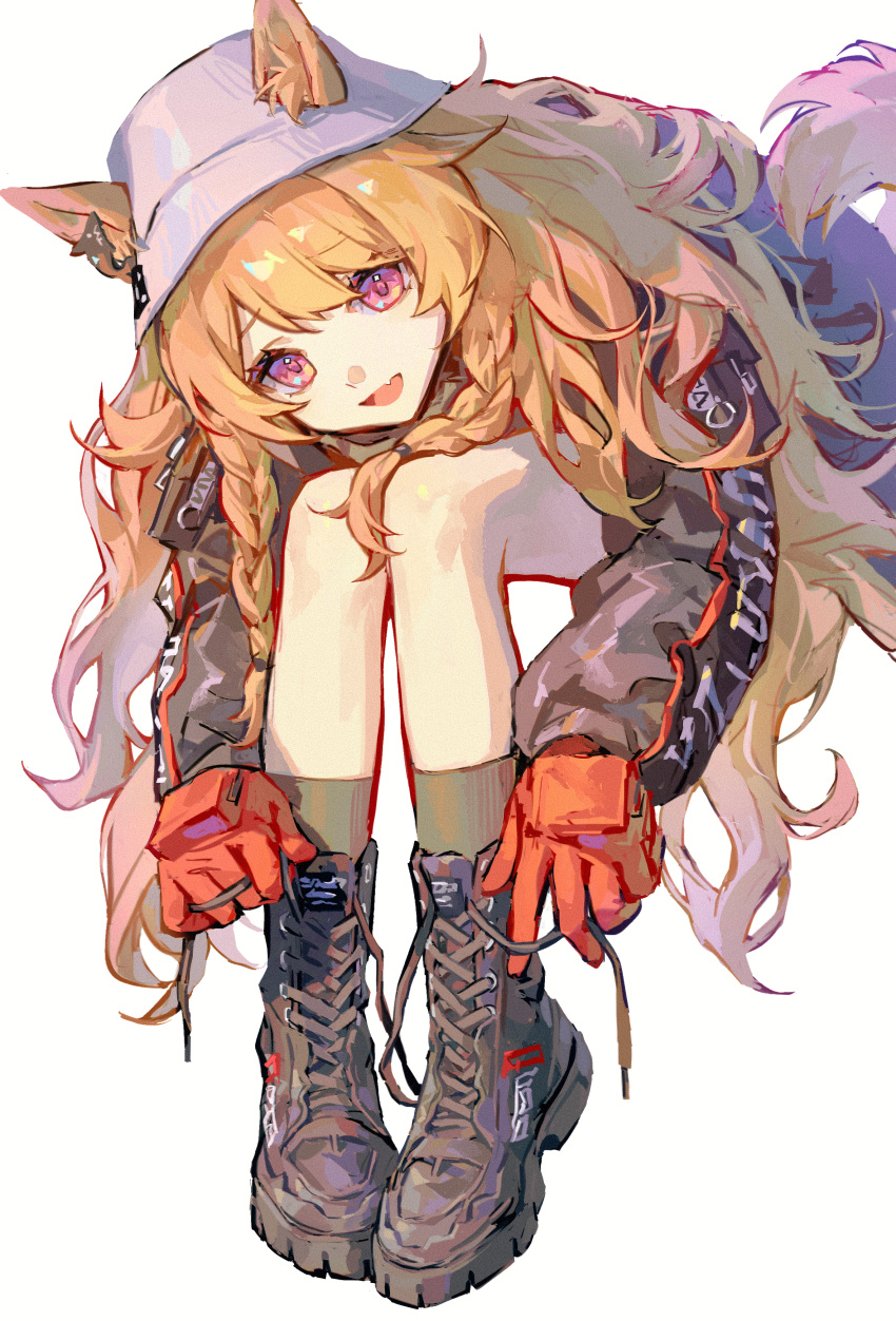 Safebooru - 1girl absurdres animal ear fluff animal ears arknights bent over black footwear ...