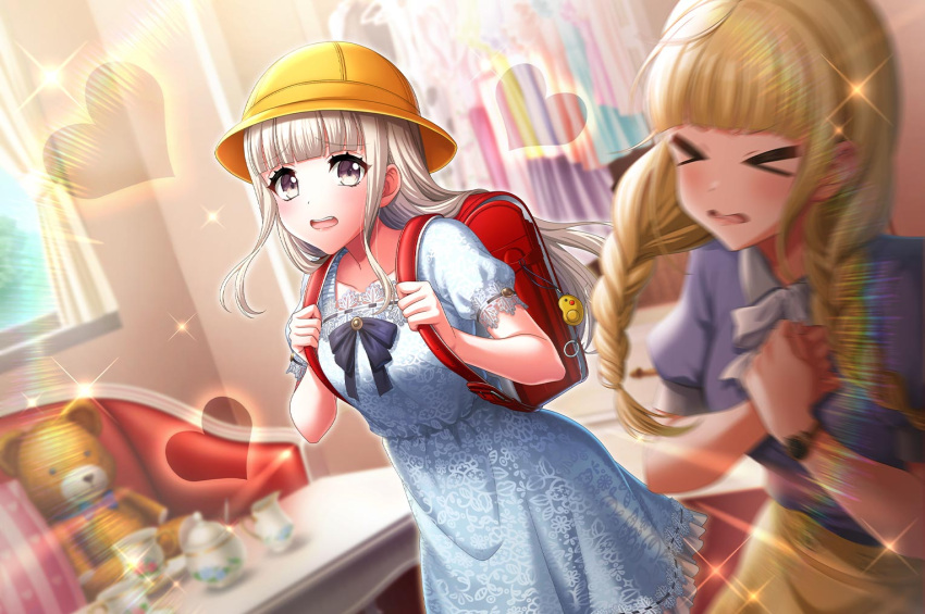 Safebooru - d4dj dress grey eyes grey hair long hair shiratori kurumi smile | 4154920