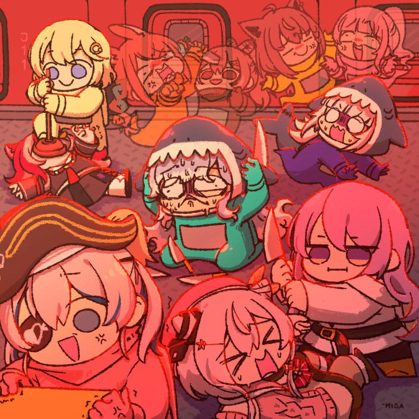 Safebooru - among us anger vein anya melfissa ayunda risu ayunda risu ...