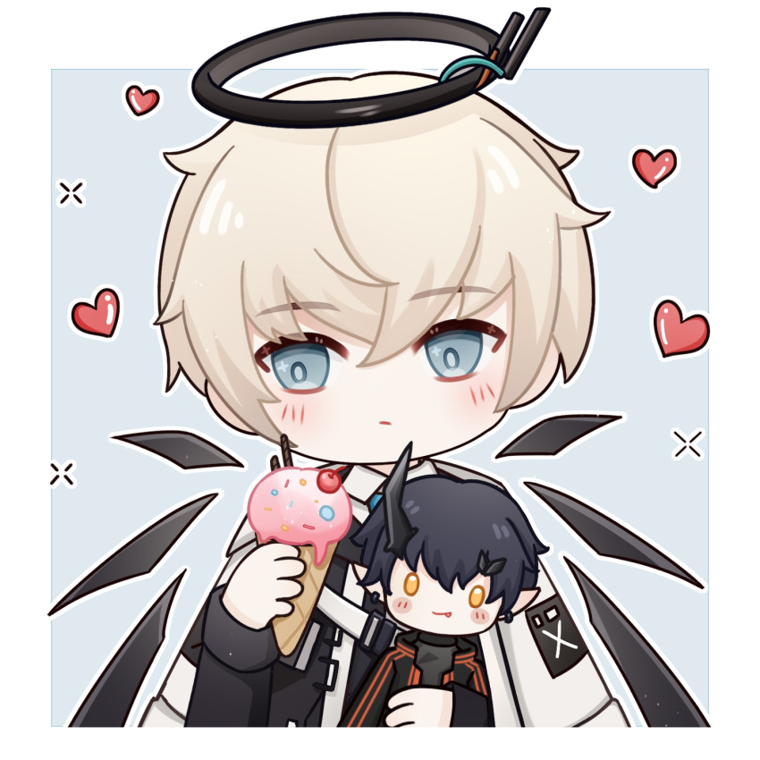 Safebooru - 1boy angelgone81958 arknights bishounen black hair blush ...