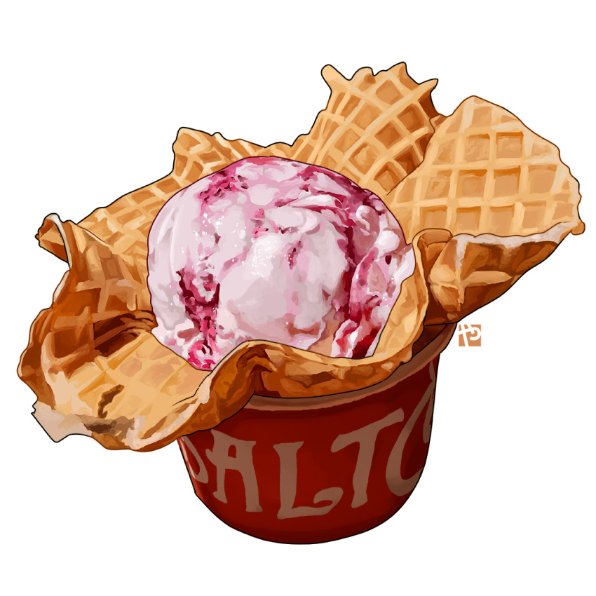 Safebooru - food food focus ice cream ice cream cone ice cream cup no ...