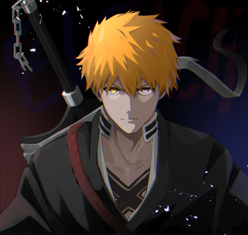 Safebooru - 1boy absurdres bleach cena pro chain chest tattoo closed ...