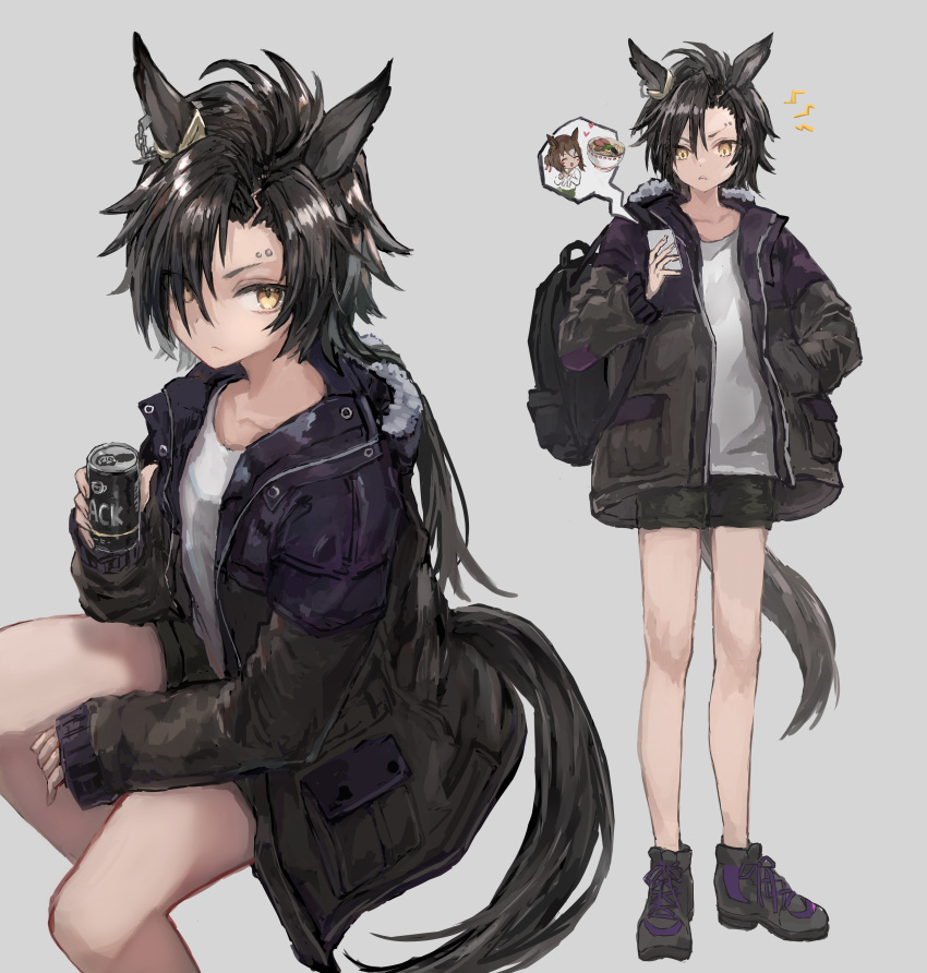 Safebooru - 2girls absurdres air shakur (umamusume) animal ears backpack bag bangs black ...