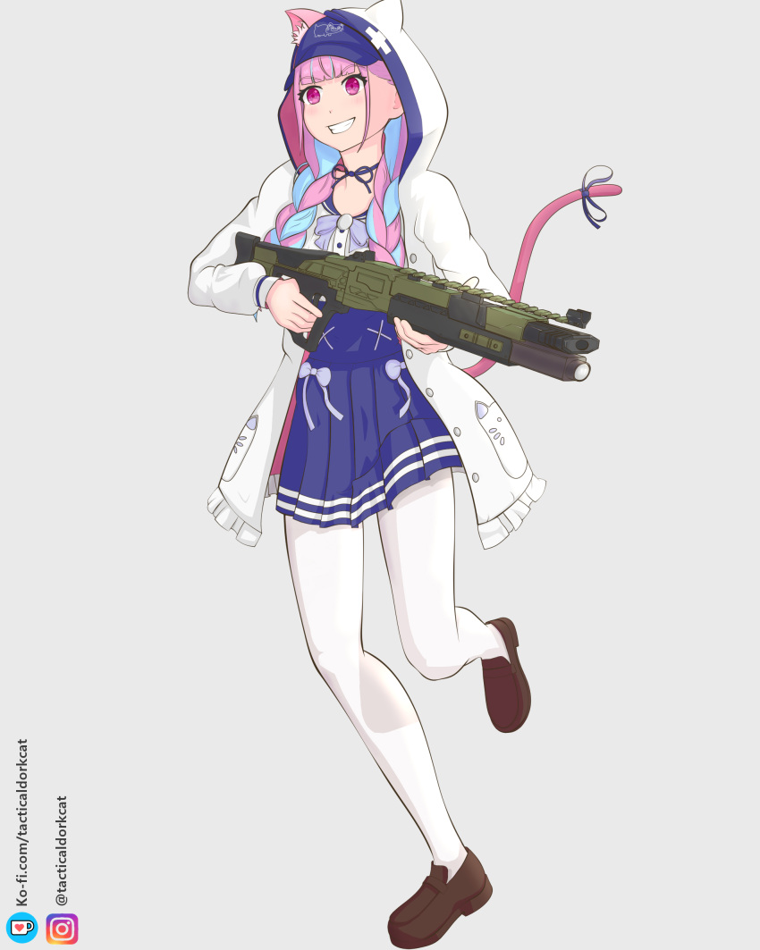 Safebooru - 1girl absurdres animal ears apex legends bow braid cat ears ...