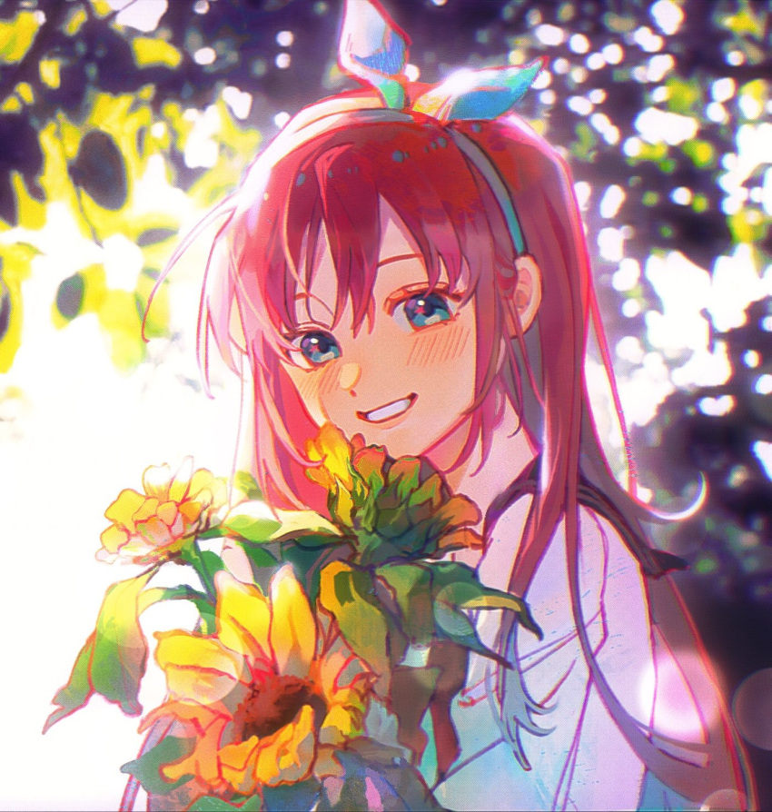 Safebooru - 1girl aubrey (omori) blush catea (catea22091196) green eyes ...