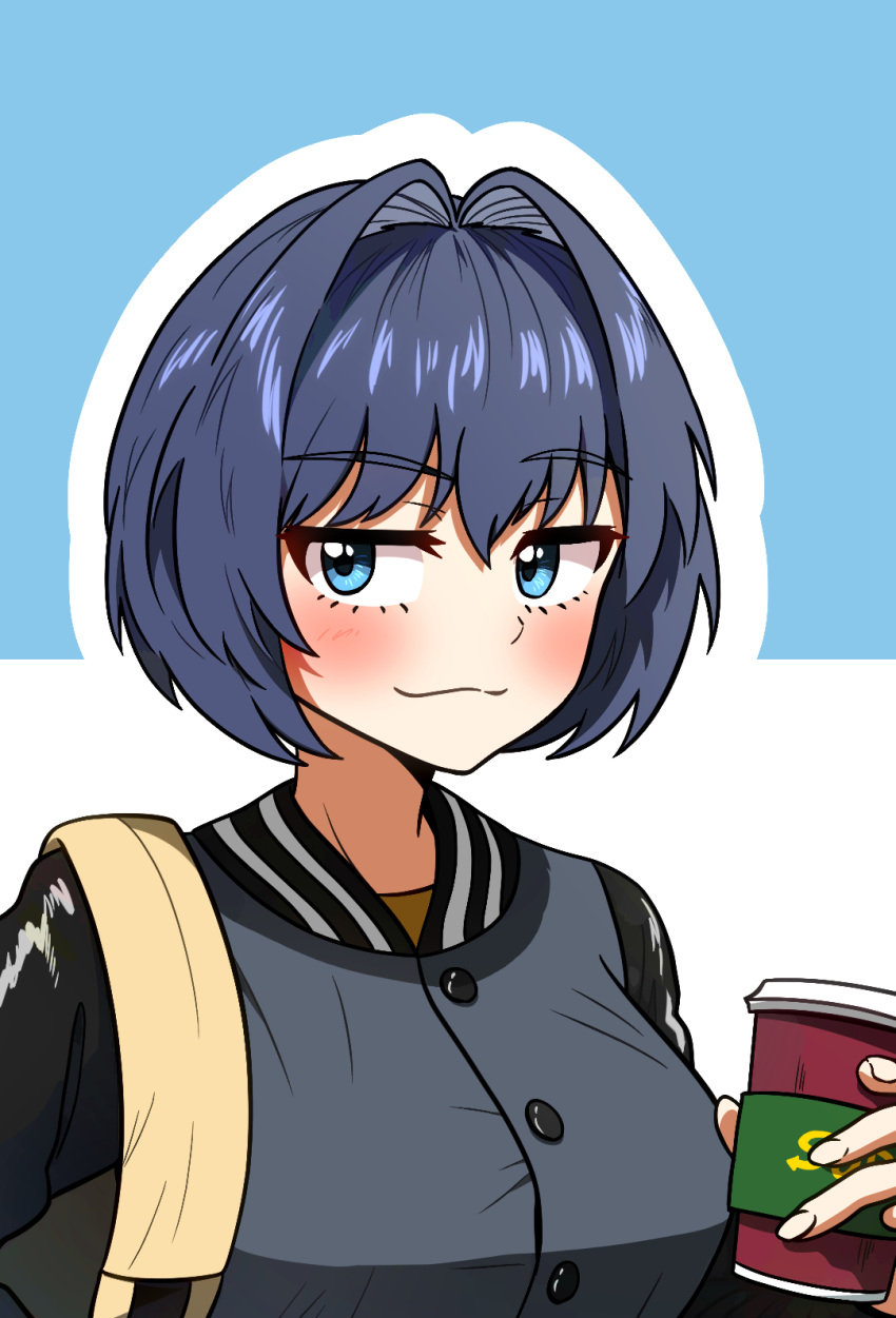 Safebooru - 1girl alternate costume alternate hair length alternate hairstyle blue eyes blue ...