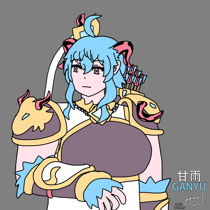 Safebooru - 1girl absurdres armor bow ganyu (genshin impact) genshin ...