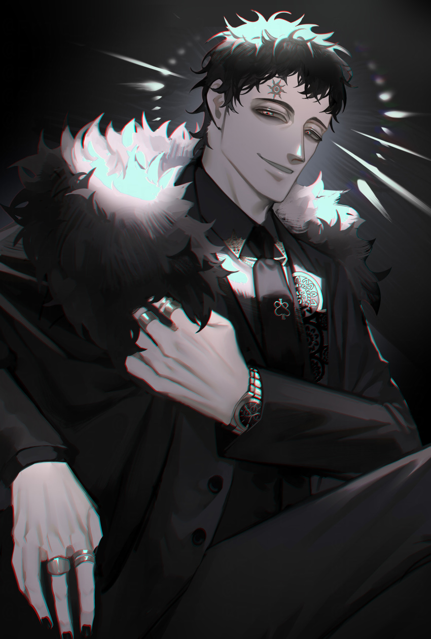 Safebooru - absurdres black clover black hair black suit business suit formal frit 2 highres ...