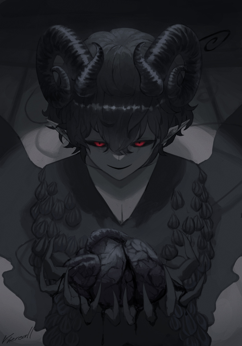 Safebooru - 1boy absurdres black clover black hair demon demon boy demon horns demon tail demon ...