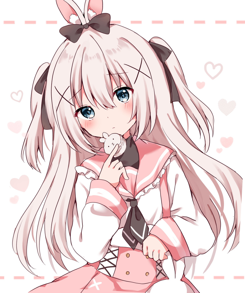 Safebooru - 1girl absurdres animal ears bangs black bow black sailor ...