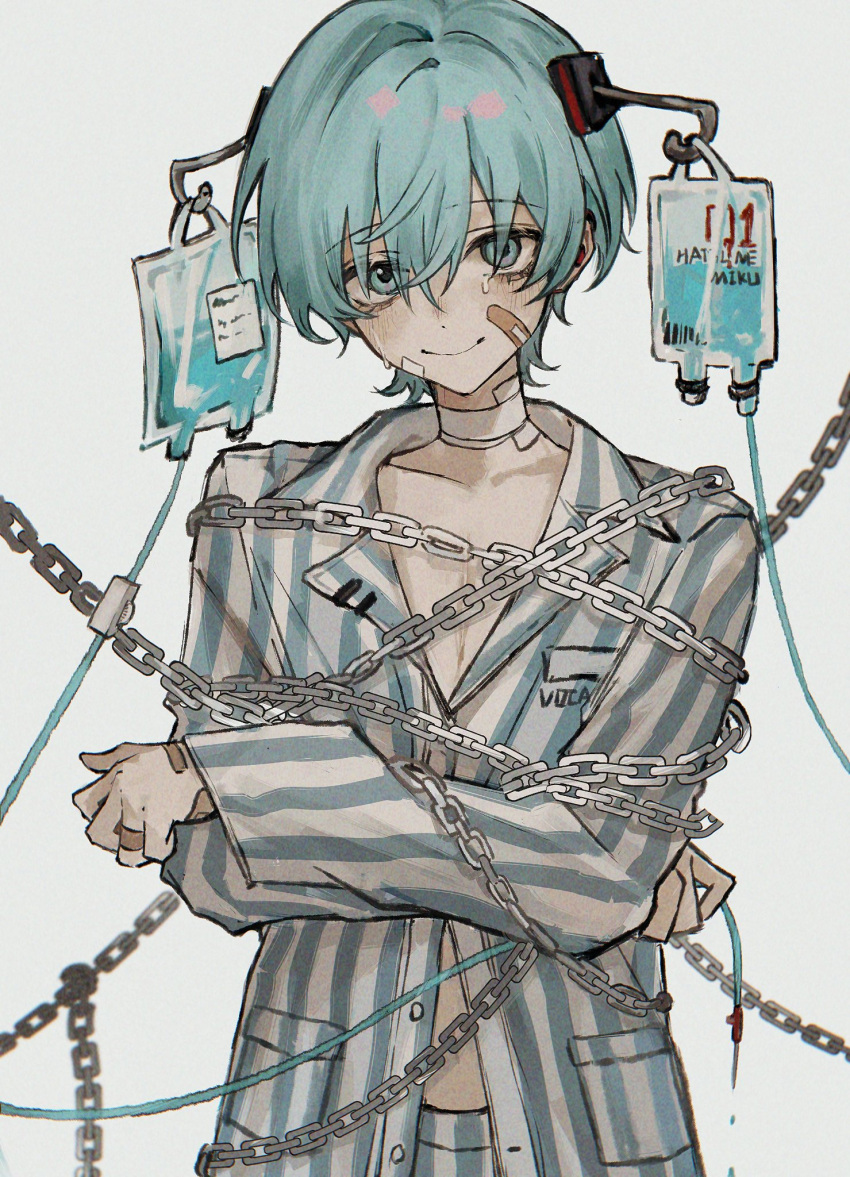 Safebooru - alternate costume bandaged neck bandages bandaid bandaid on ...