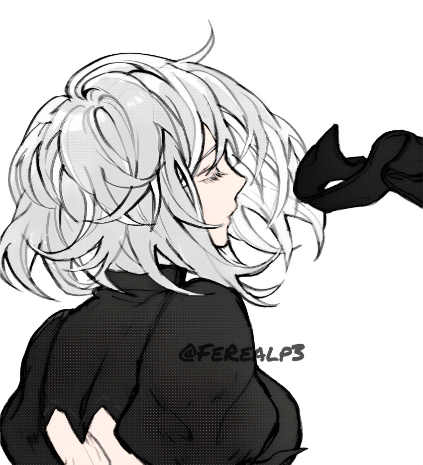 Safebooru - 1girl 2b (nier:automata) black blindfold black dress black ...