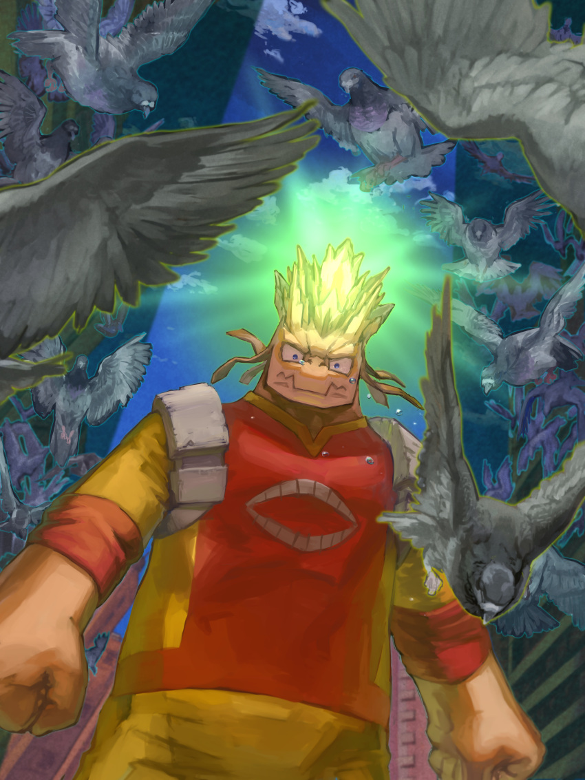 Safebooru - 1boy absurdres angry bird bird wings boku no hero academia ...