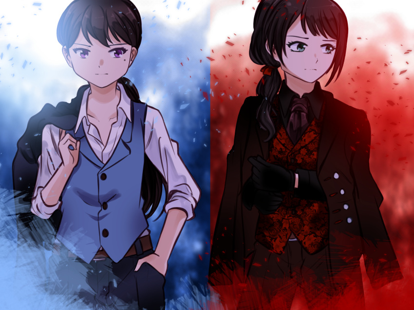 Safebooru - 2girls bang dream! bang dream! it's mygo!!!!! belt black gloves black hair black ...