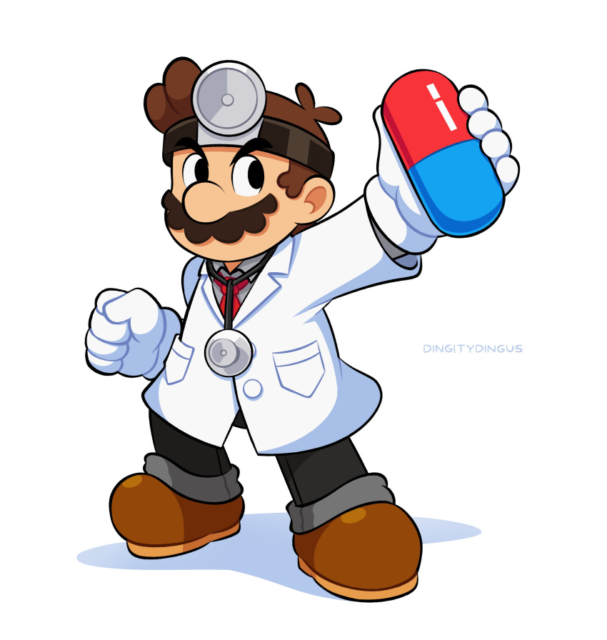 Safebooru - 1boy absurdres artist name black pants boots brown footwear ...