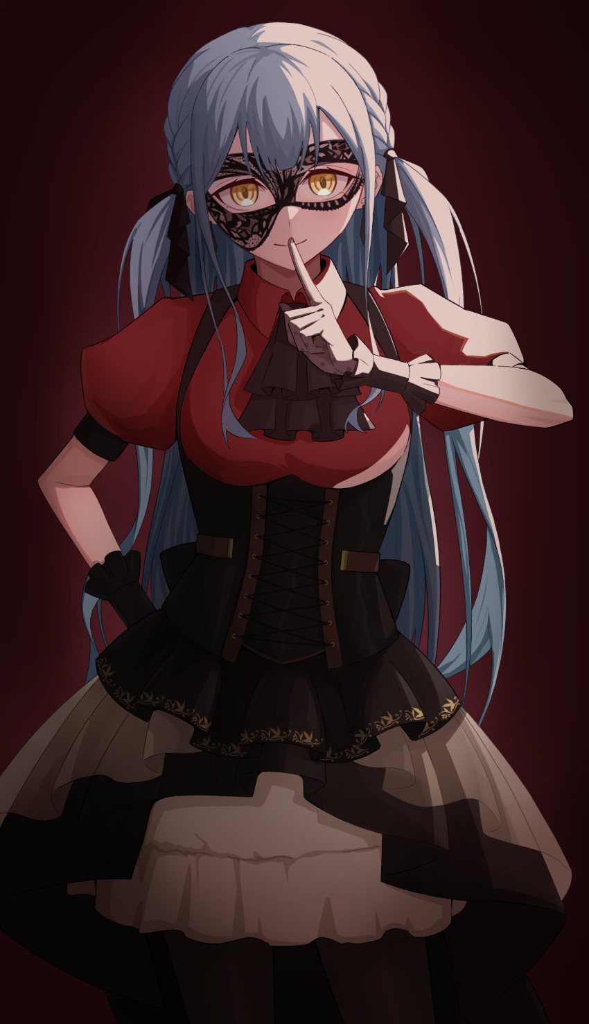 Safebooru - 1girl absurdres ascot bang dream! bang dream! it's mygo!!!!! black ascot black ...