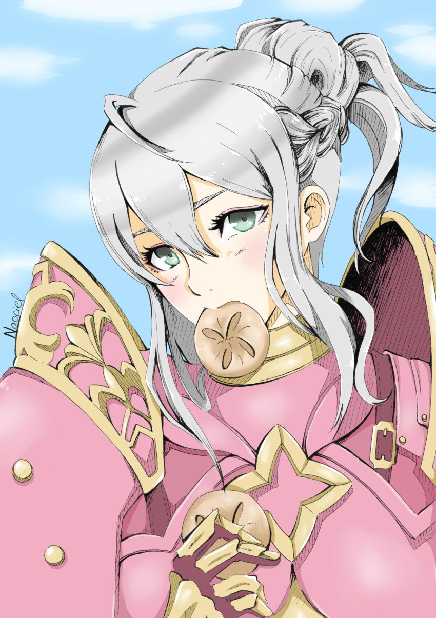 Safebooru - 1girl absurdres armor bread breastplate effie (fire emblem ...