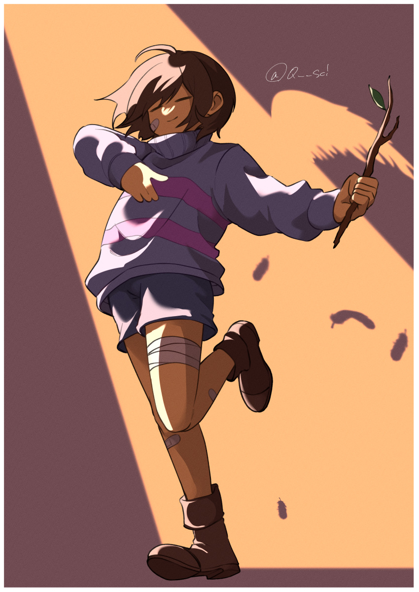 Safebooru - 1other absurdres bandaged leg bandages bandaid bandaid on ...