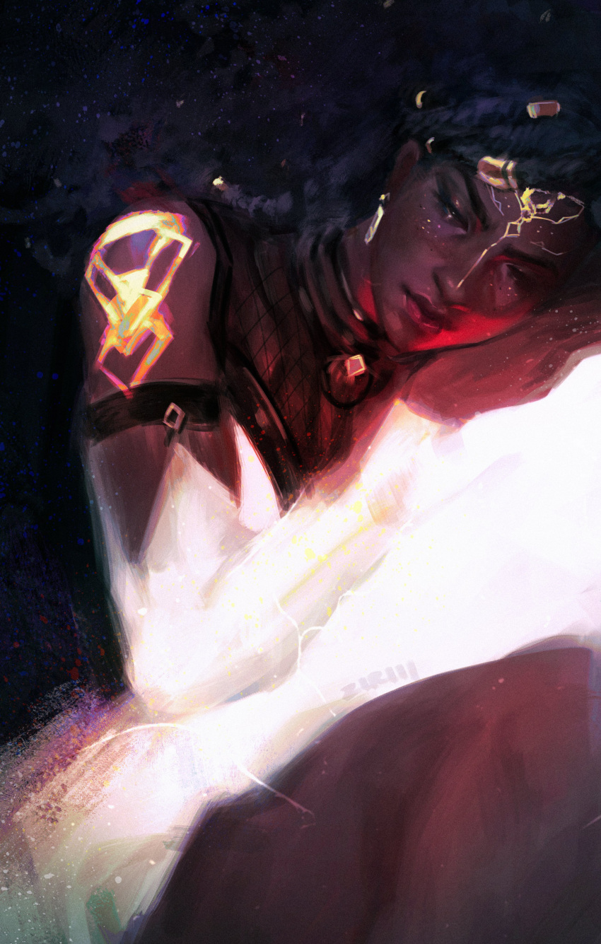 Safebooru 1girl Absurdres Arcane League Of Legends Black Hair Closed 1170