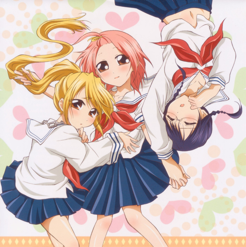 Safebooru - kuzuryu momoko miyamoto iroha nakajima sanae seifuku ...