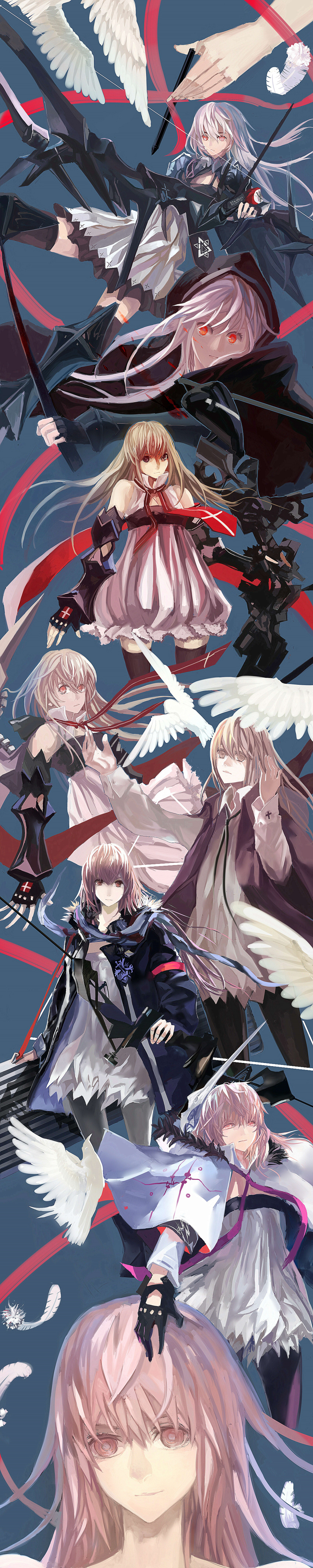 Safebooru - 4girls absurdres angel wings armor bangs berlinetta (pixiv ...