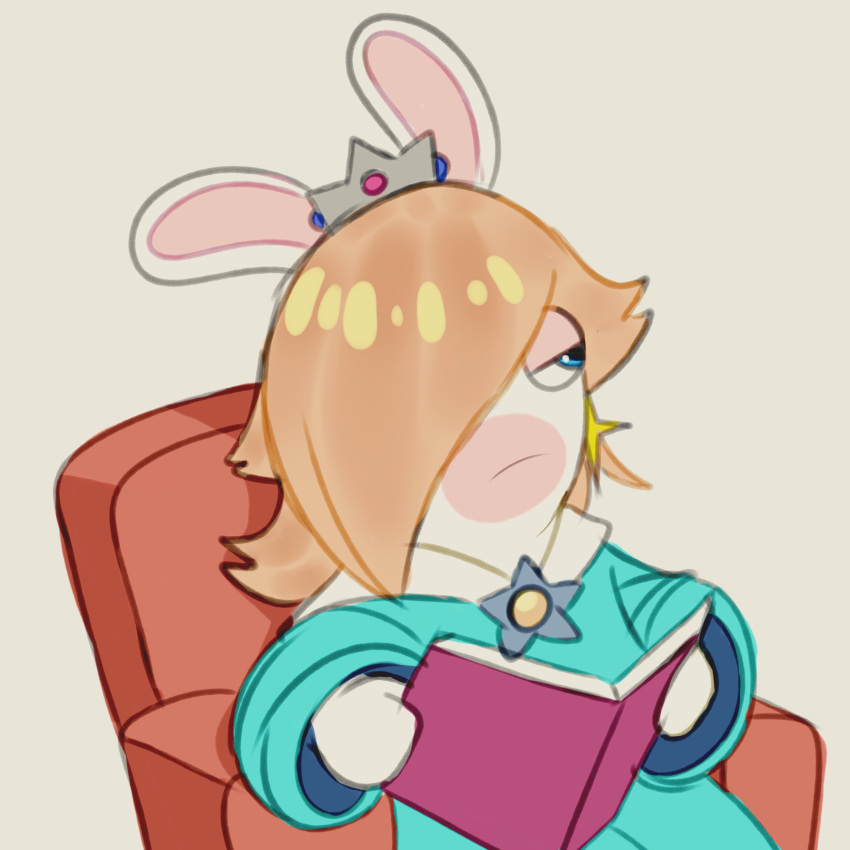 Safebooru - 1girl absurdres bare shoulders blonde hair blue eyes book ...