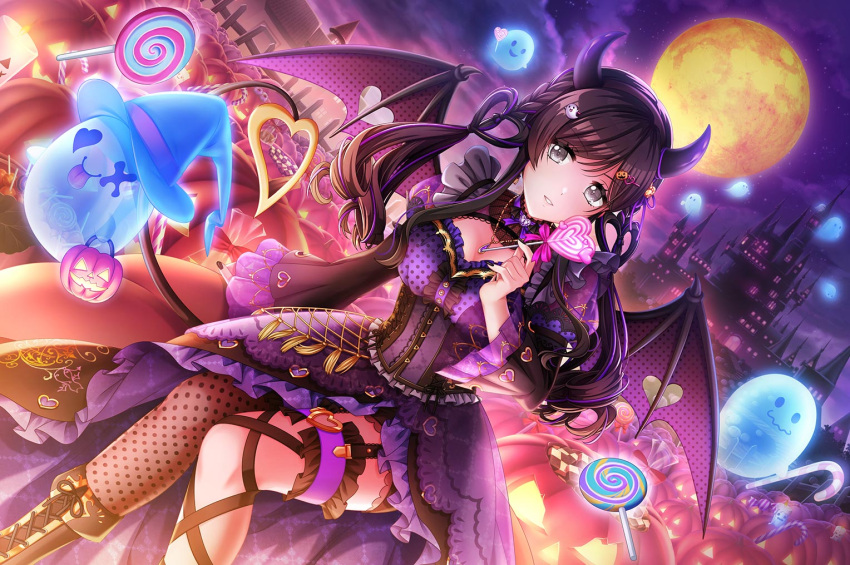 Safebooru - aoyagi tsubaki black eyes black hair blush d4dj dress long hair wings | 4200019