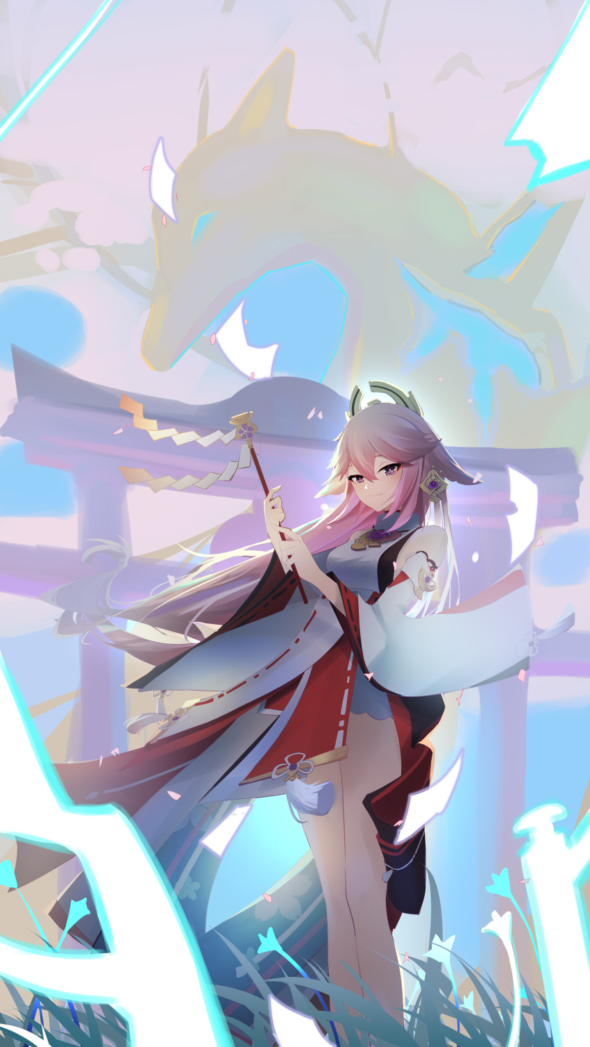 Safebooru - 1girl absurdres animal ears bangs blurry commentary request ...