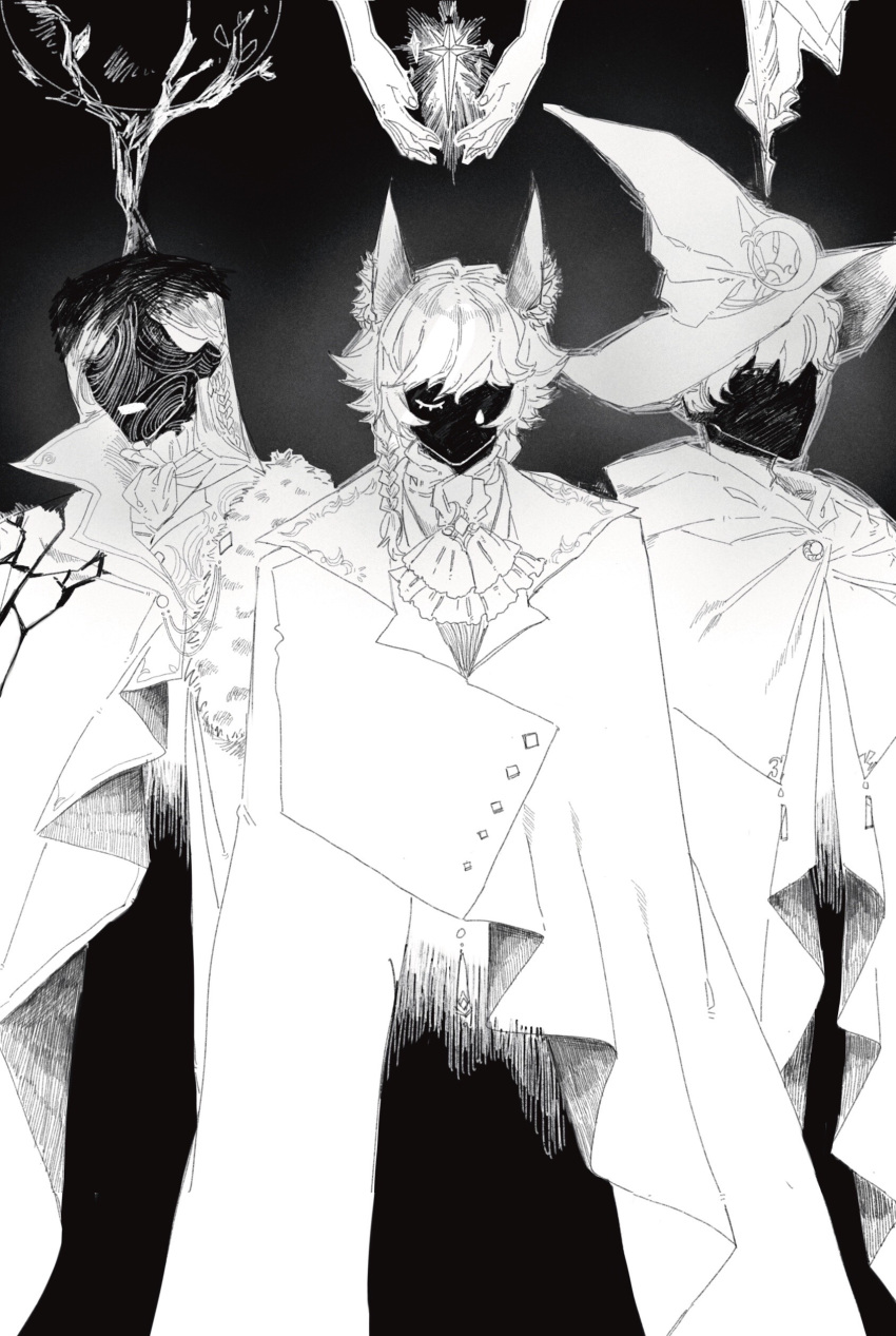 Safebooru - 3boys absurdres adam (lord of the mysteries) amon (lord of ...