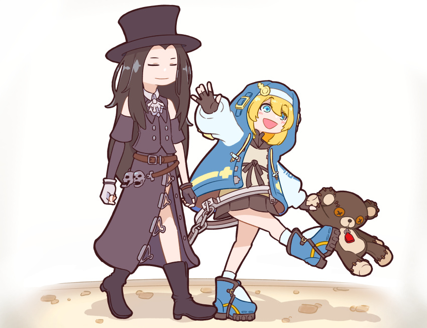 Safebooru - 1other androgyne symbol ascot bike shorts black hair blonde ...