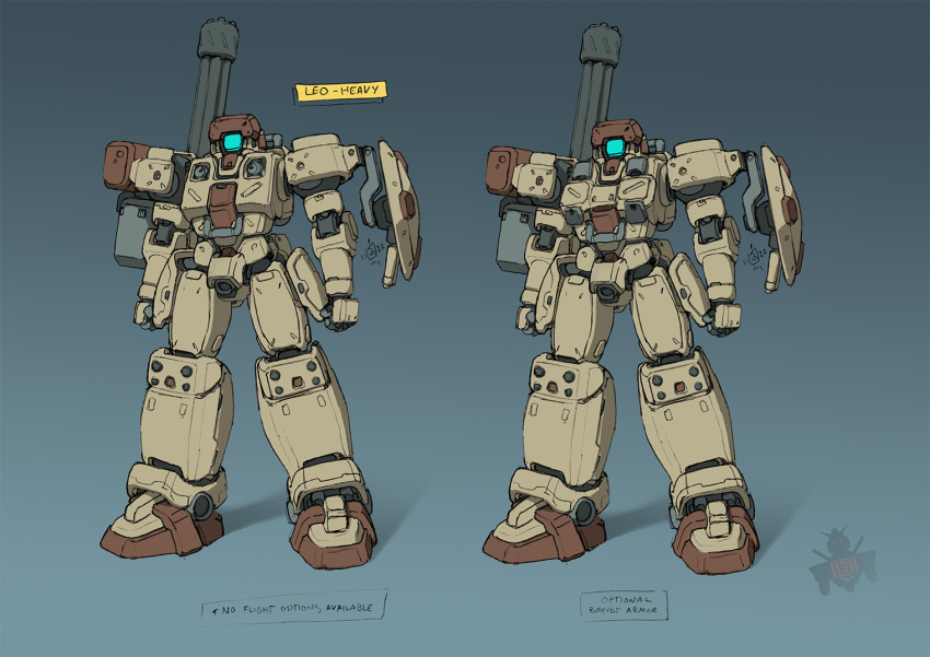 Safebooru - blue background chain gun clenched hands english commentary ...