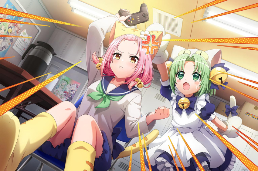 Safebooru - blush d4dj dress inuyose shinobu pink hair short hair yellow eyes | 4210159