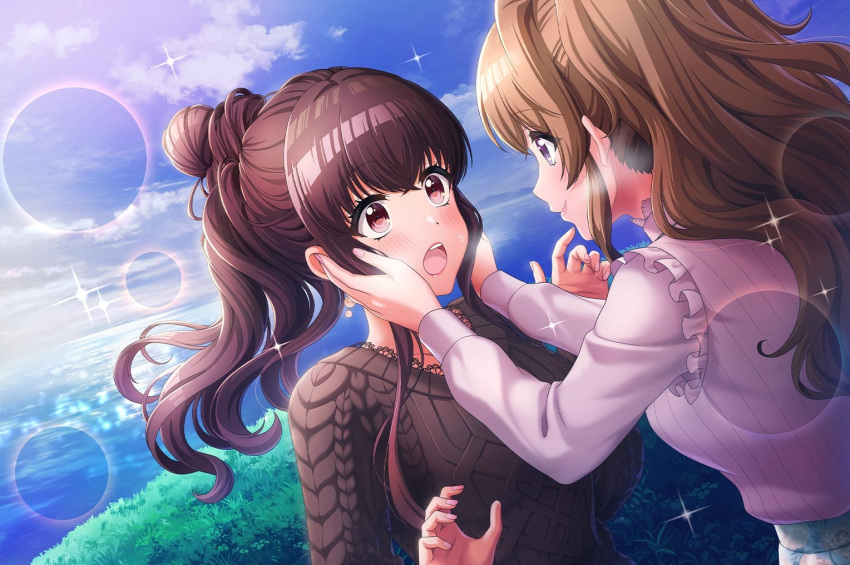 Safebooru - amano airi d4dj dress long hair purple hair violet eyes | 4213386