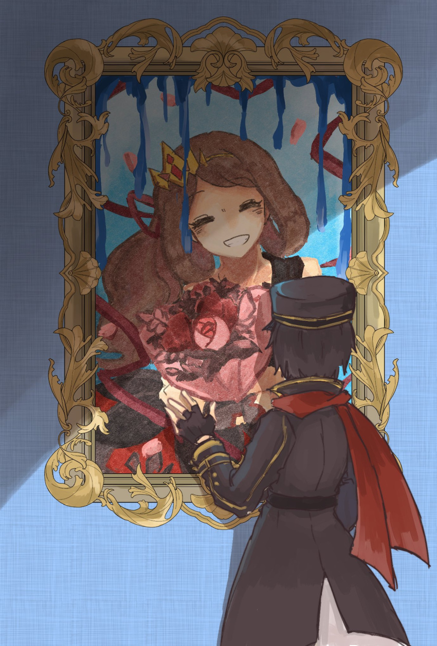 Safebooru - 1boy black hair black headwear blonde hair calem (champion) (pokemon) calem (pokemon ...