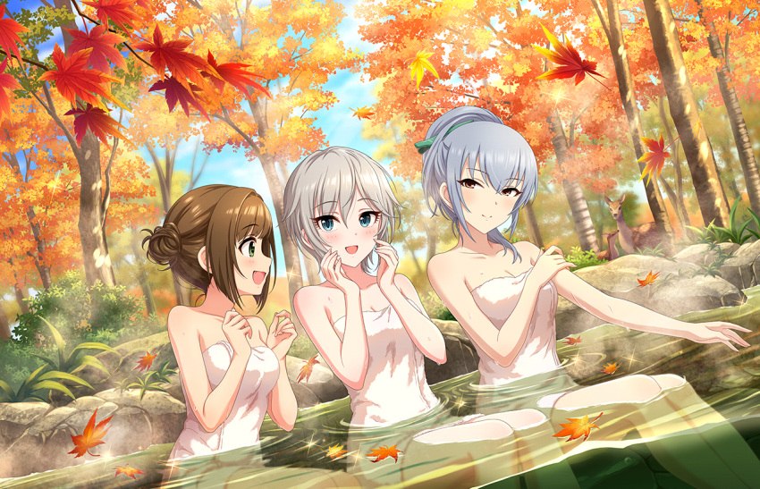 Safebooru - anastasia (idolmaster) blue eyes grey hair idolmaster cinderella girls starlight ...