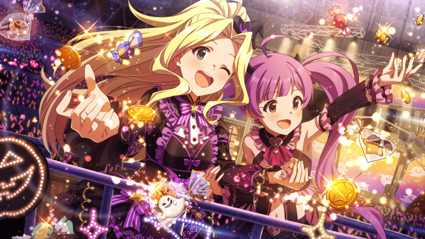 Safebooru - blush brown hair dress green eyes idolmaster million live! theater days long hair ...