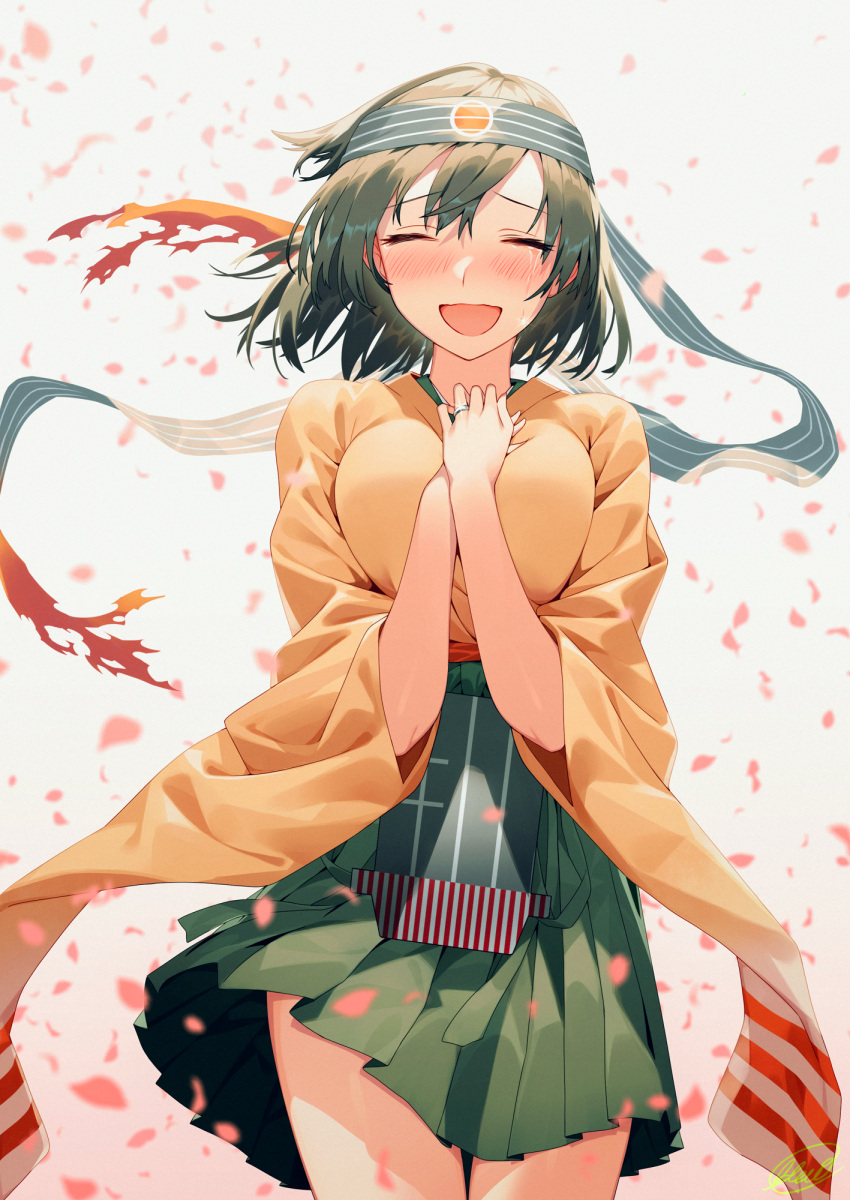 Safebooru 1girl Black Hair Blew Andwhite Blush Breasts Closed Eyes 8033