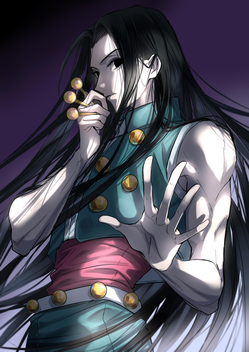 Safebooru - 1boy absurdres black eyes black hair highres hunter x ...