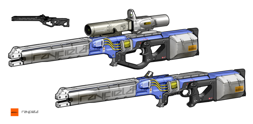 Safebooru - asterozoa cable energy gun english commentary gun highres ...