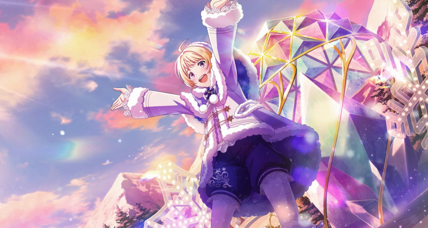 Safebooru - 1boy bangs blonde hair blush coat highres idolmaster ...
