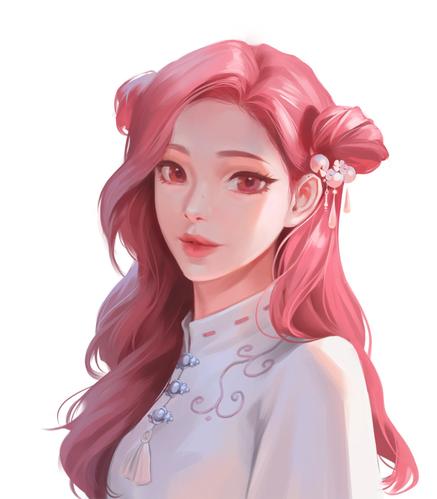 Safebooru - 1girl dress east asian clothing hair ornament highres jinwu (artist) long hair ...