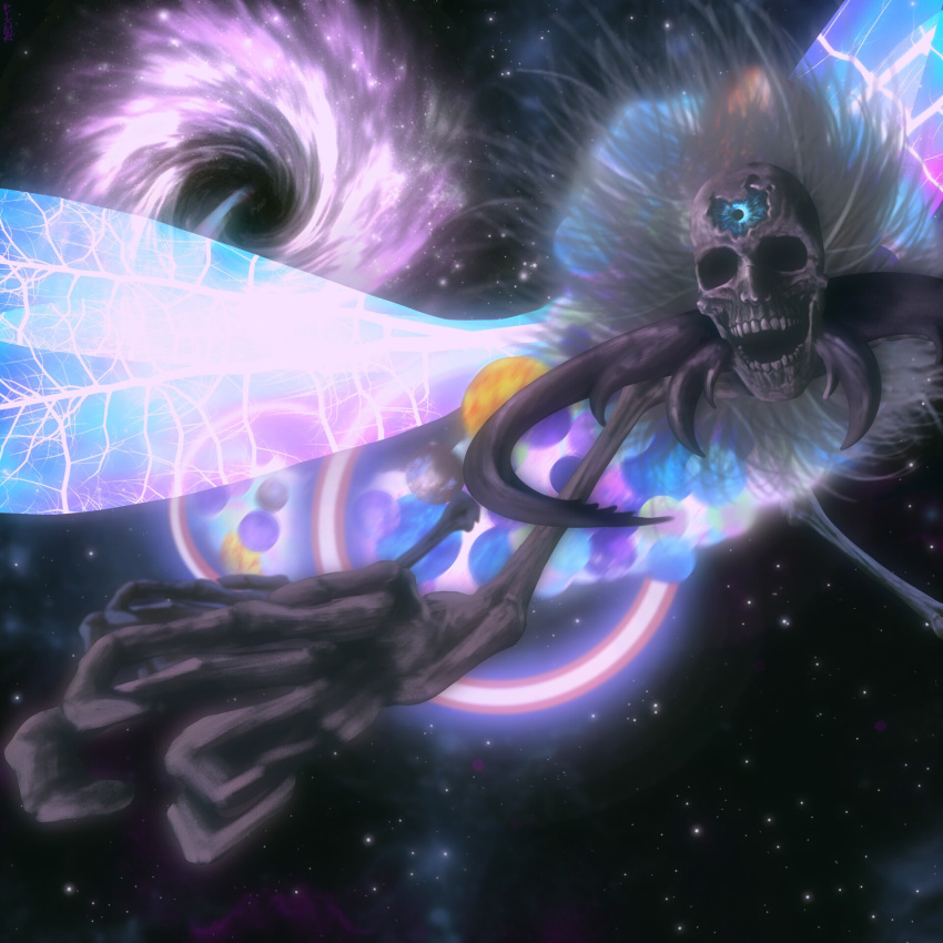 Safebooru - astel naturalborn of the void black hole dragonfly wings ...