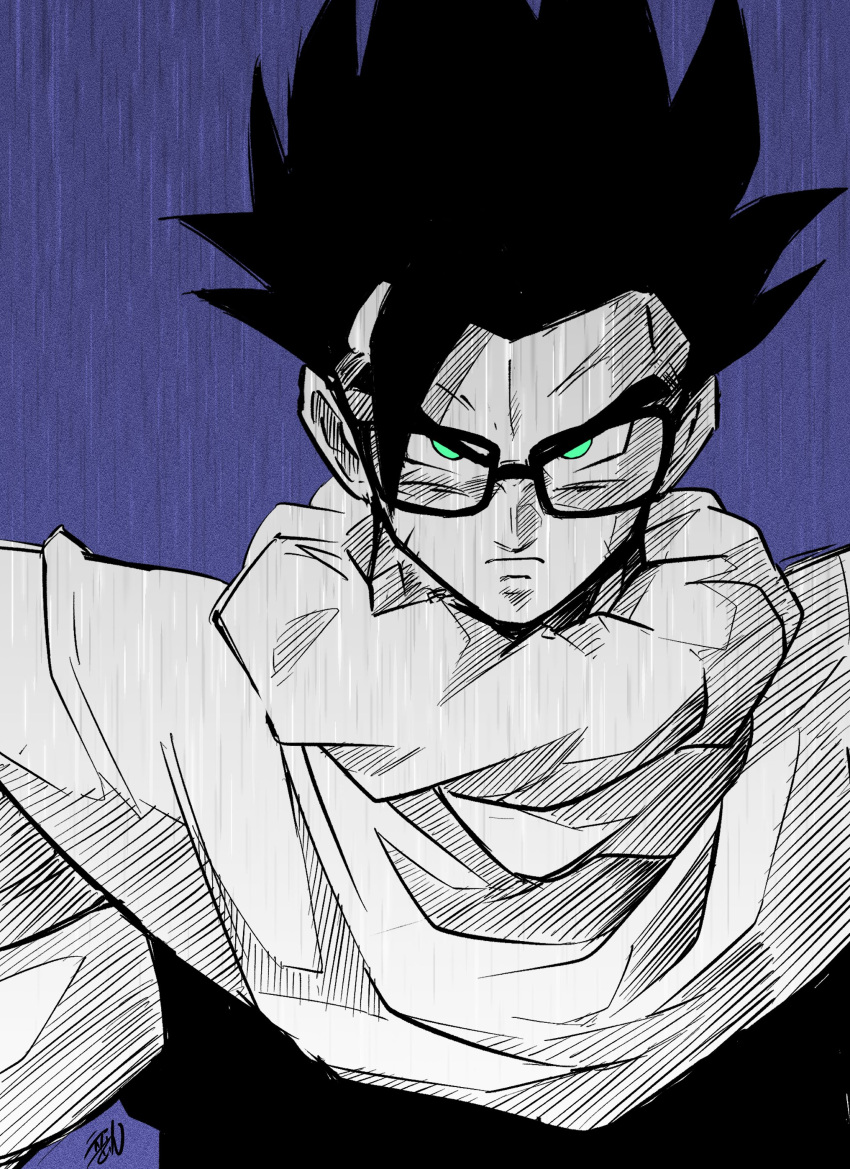 Safebooru - 1boy absurdres blue background commentary request dragon ...