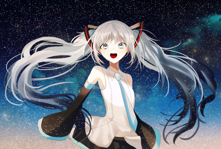 Safebooru 1girl Aqua Eyes Aqua Hair Artist Request Blue Star 4861