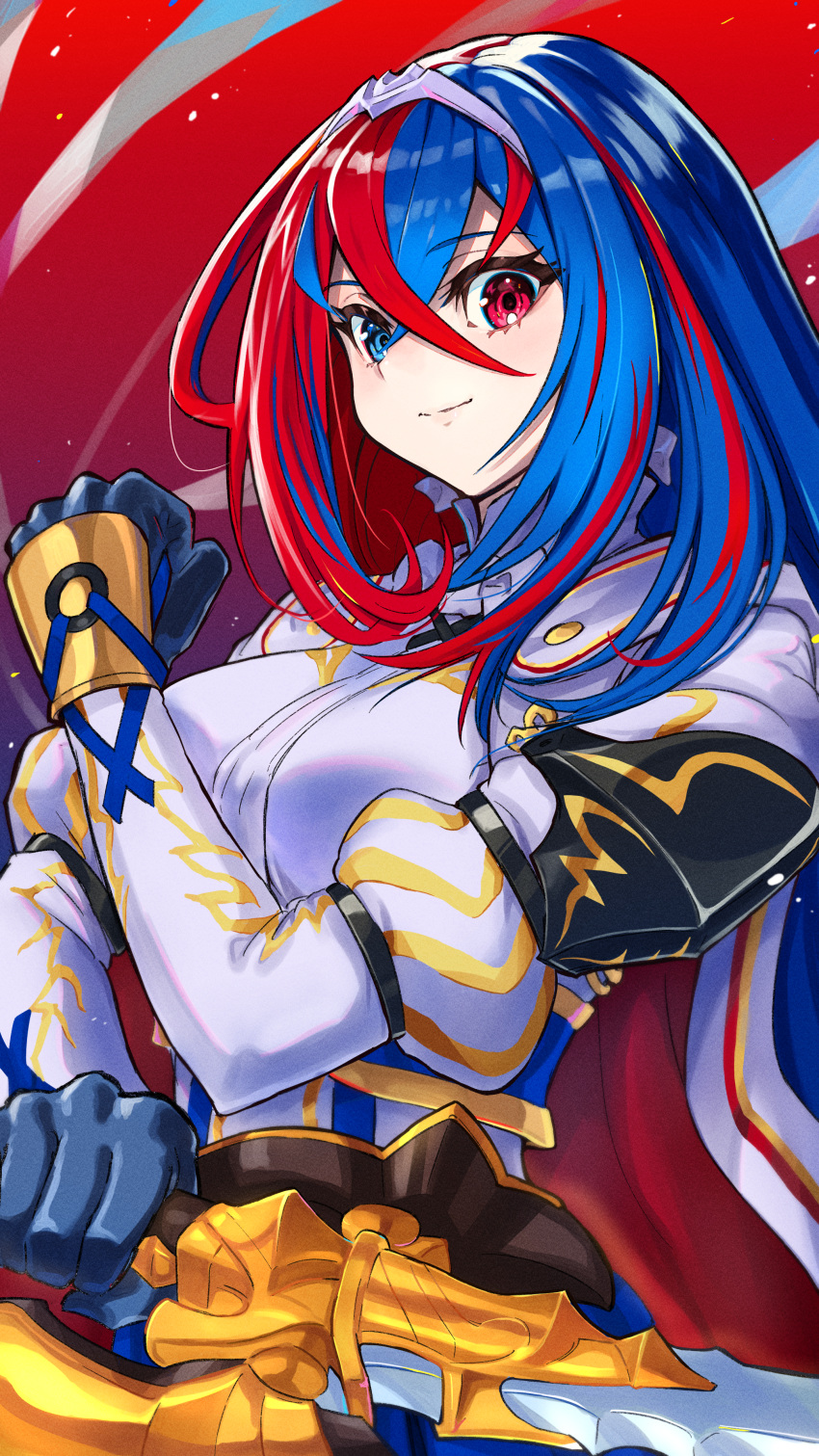 Safebooru - 1girl absurdres alear (female) (fire emblem) alear (fire emblem) armor bangs blue ...