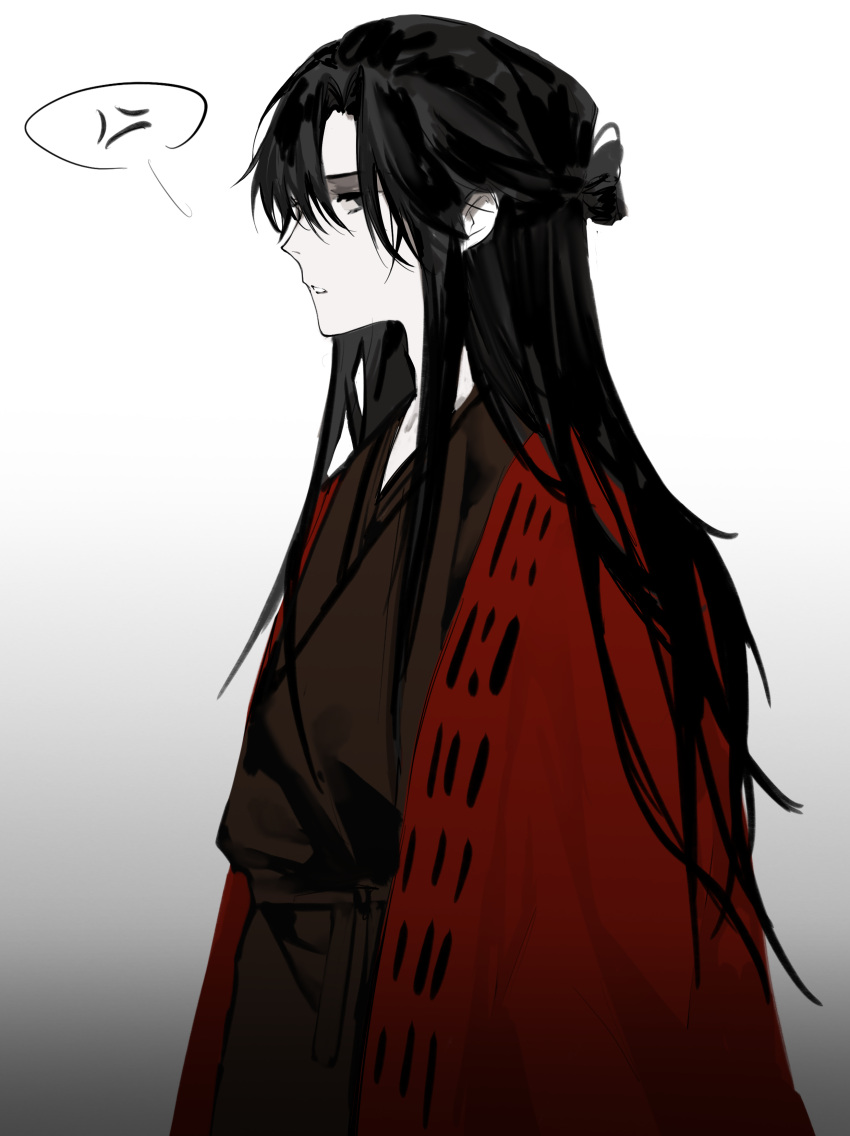 Safebooru - 1boy absurdres anger vein annoyed black eyes black hair chinese clothes chinese ...
