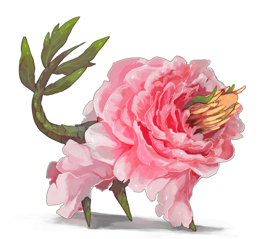 Safebooru - absurdres animal animal focus dragon flower full body ...